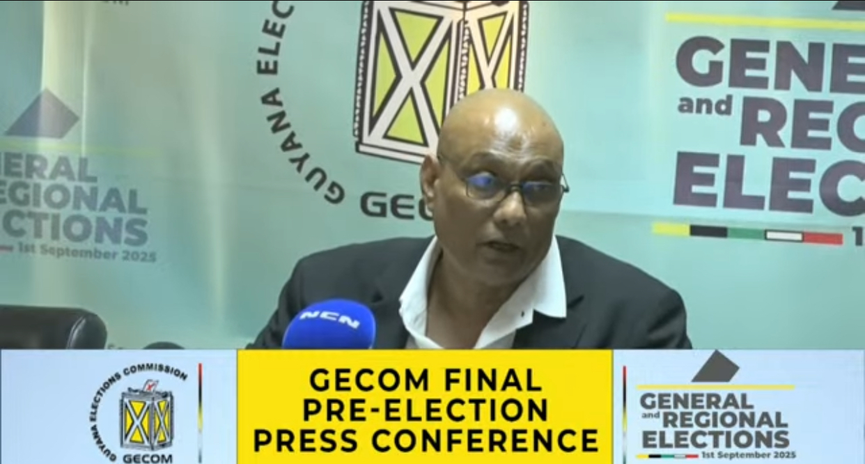 GECOM CEO: ELECTION RESULTS LIKELY BY SEPTEMBER 3 NIGHT, DECLARATION ON 4TH - HGPTV - Guyana's ...